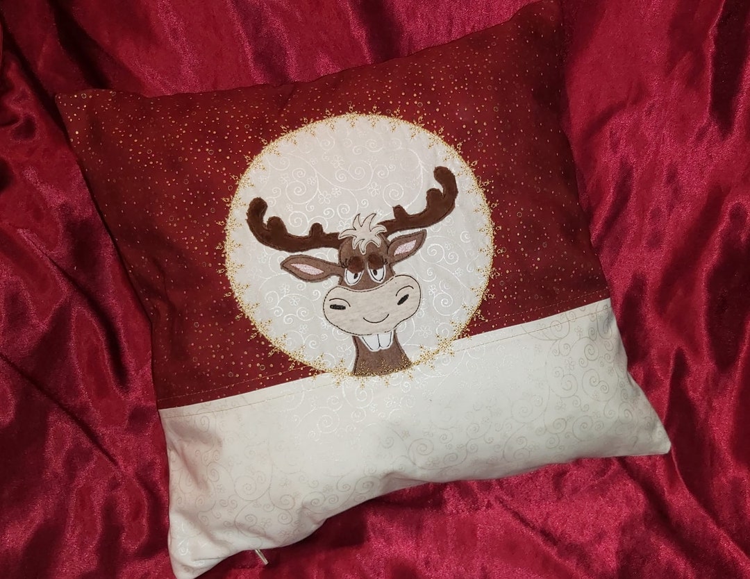 Embroidery File Moose Mr Bluna Application Set 10x10 13x18 20x20 - Etsy