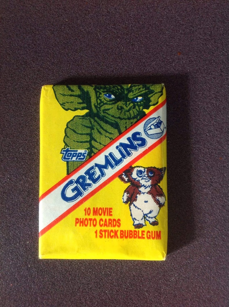 Gremlins Movie 1984 Wax Pack Trading Cards Topps - Etsy