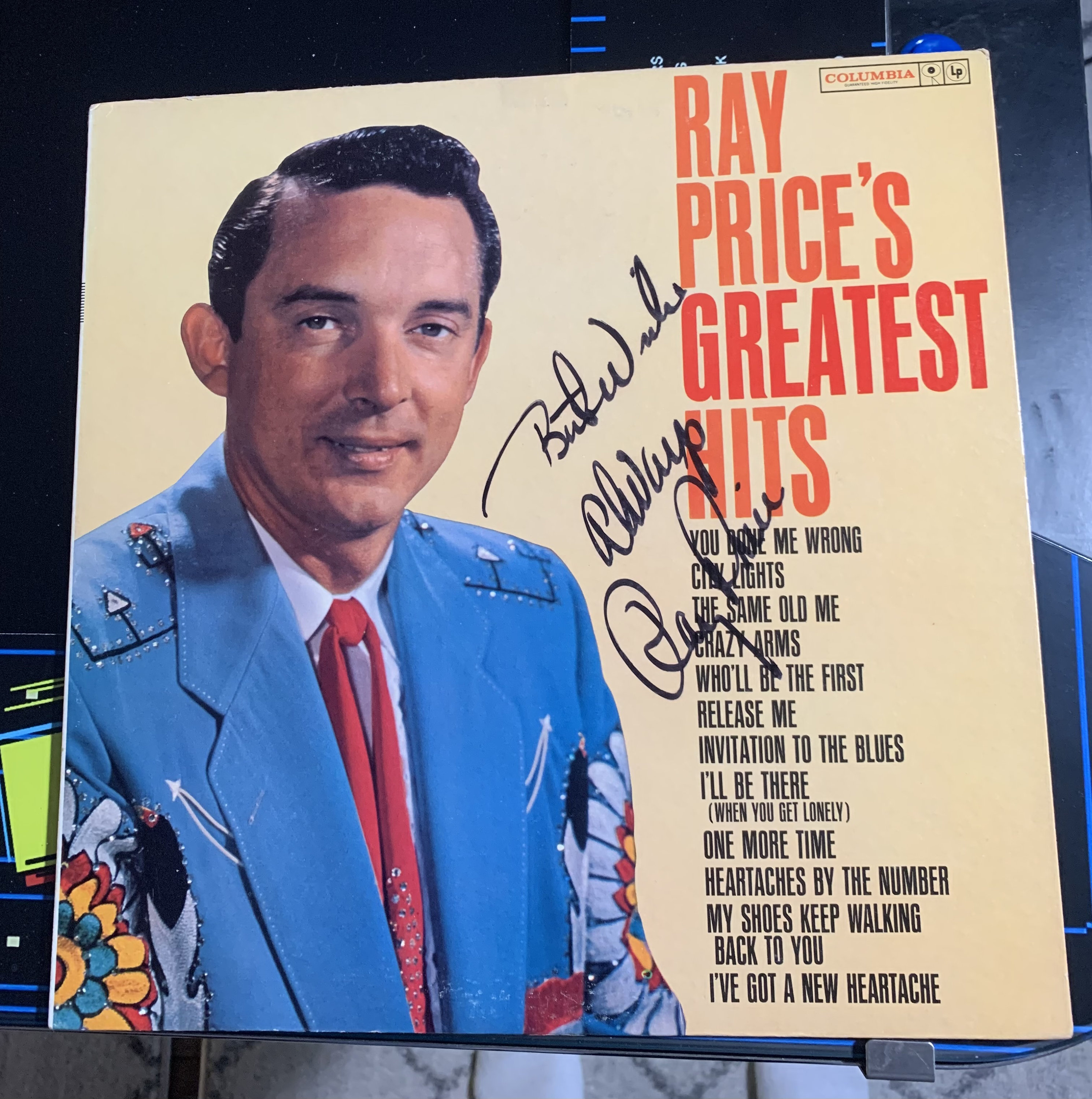 Country Music Legend Ray Price Signed Album JSA Authenticated - Etsy