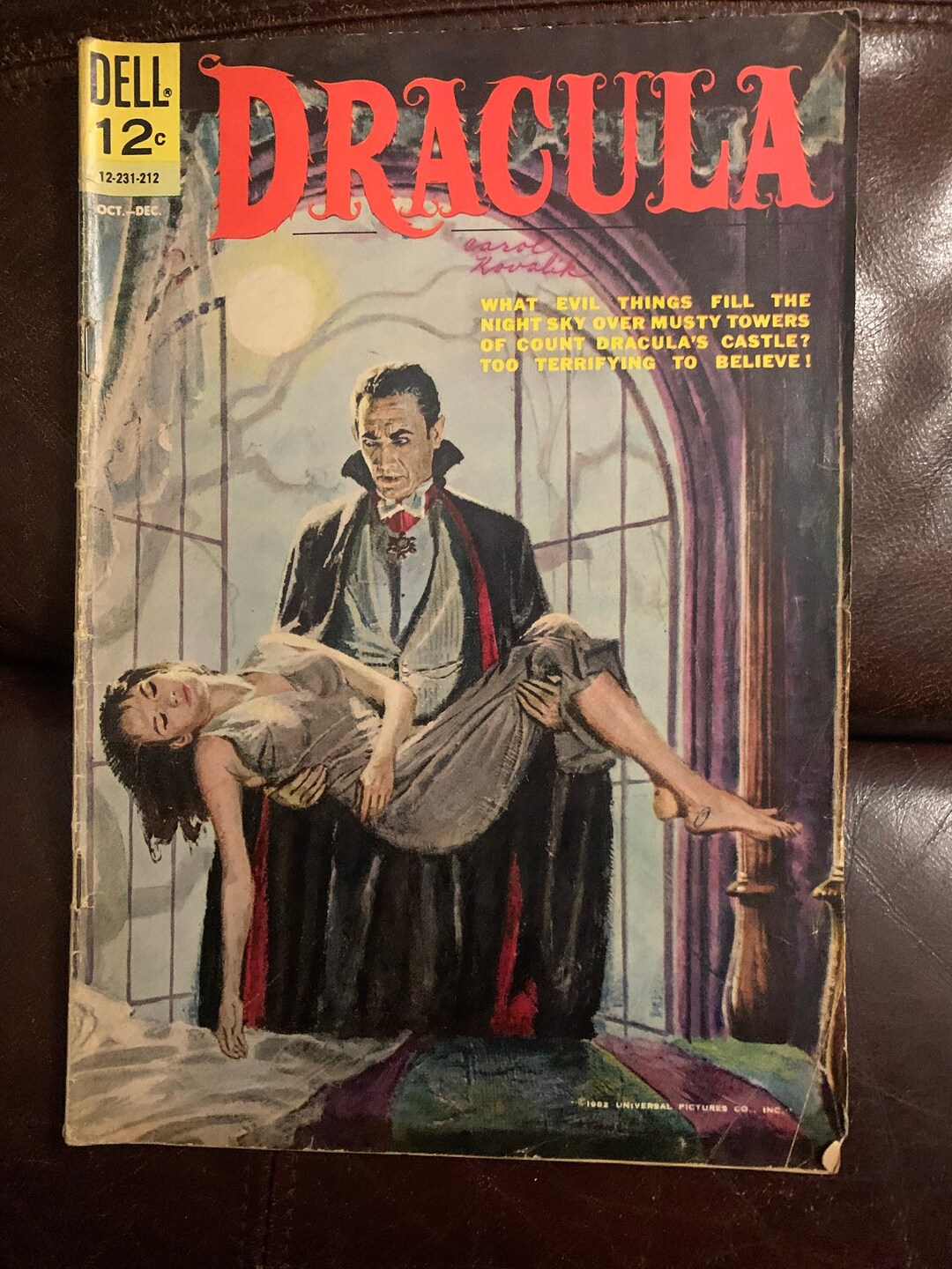 1962 Dell Comics Dracula 1 Issue Comic Book - Etsy