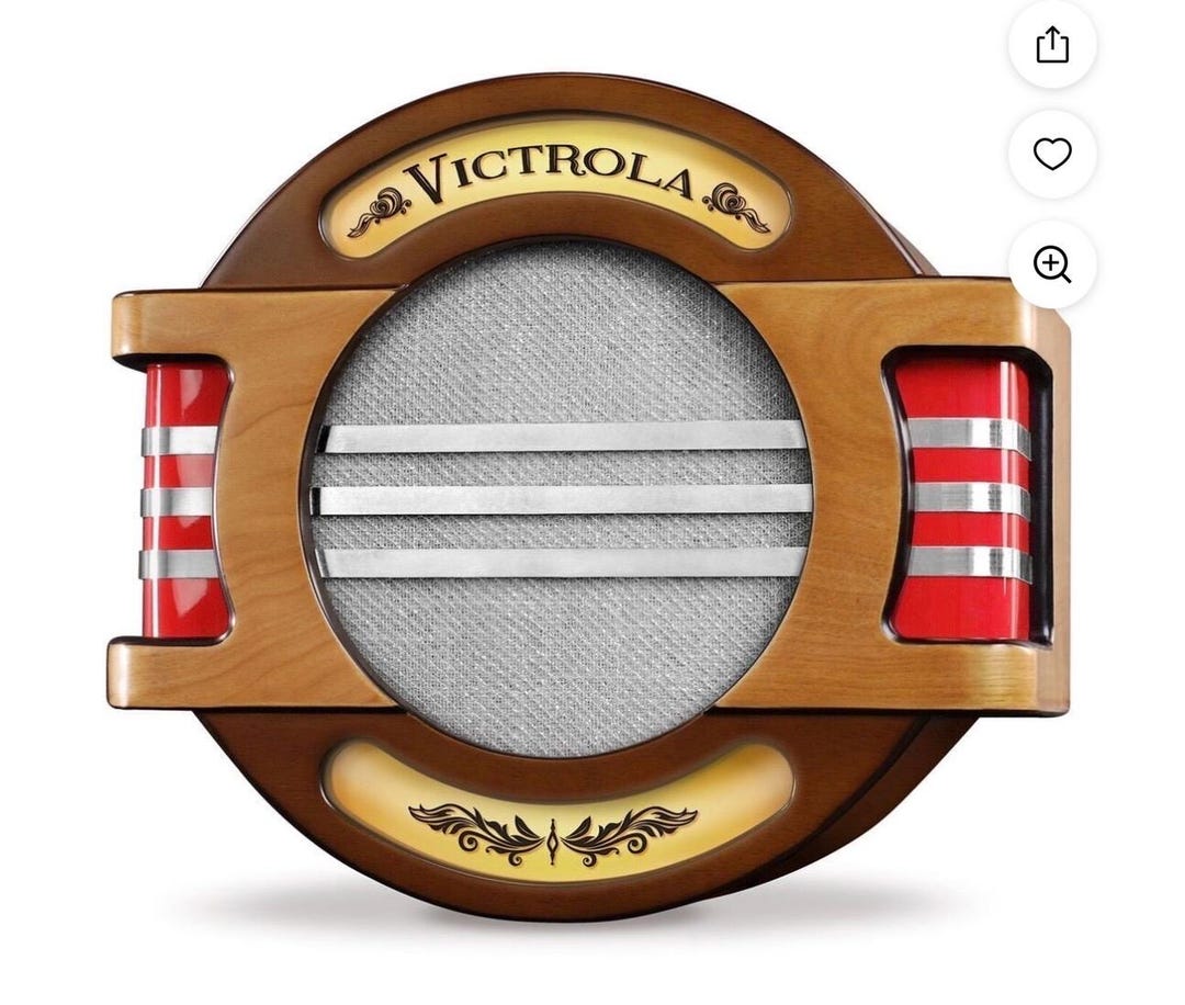 Victrola Speaker Lighted Blue Tooth Jukebox Model - Etsy