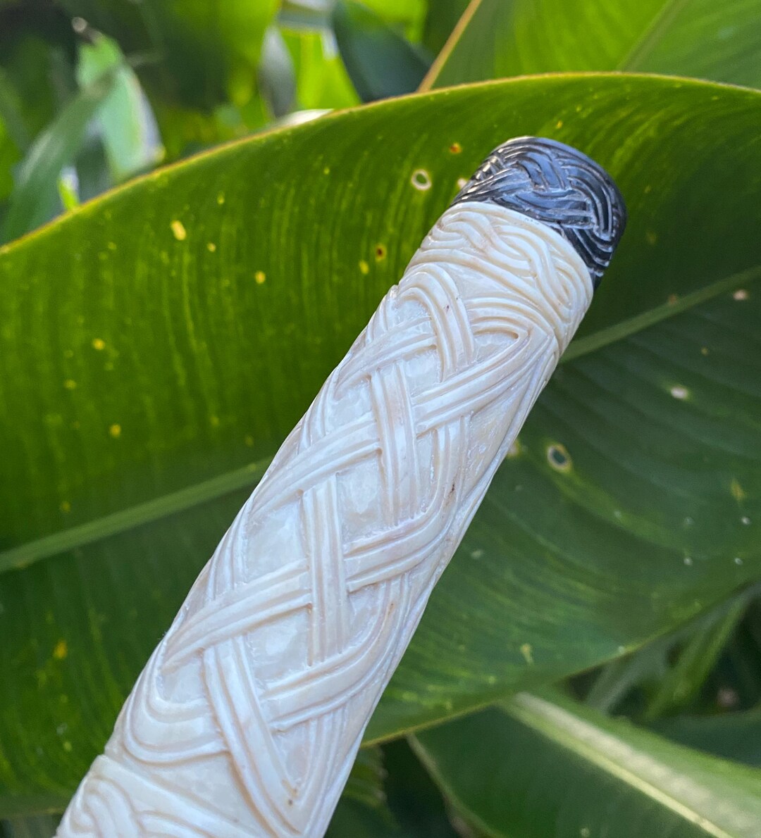 Celtic Tribal Design Knife Handle, Moose Handle, Carved Antler Knife ...