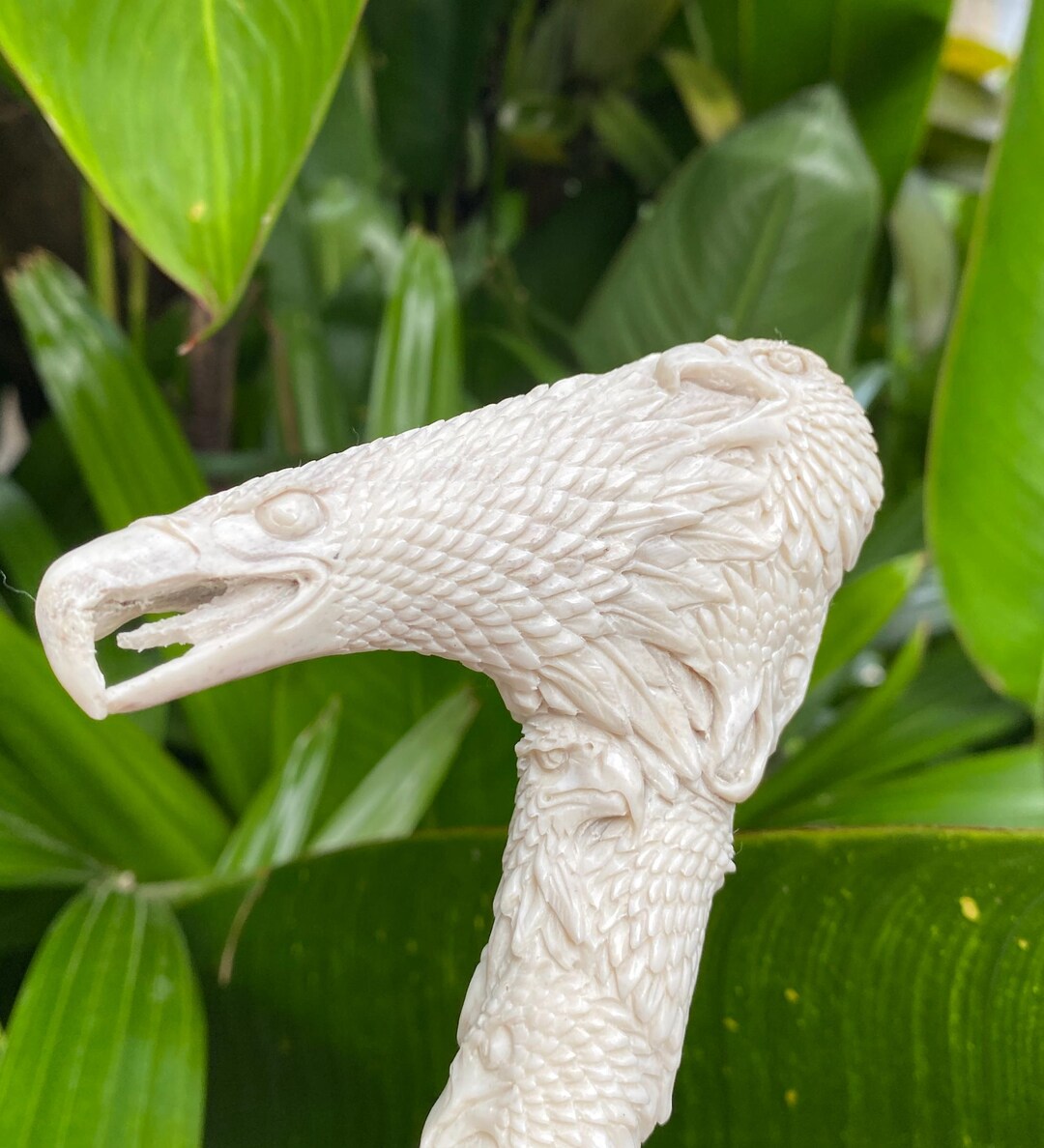 Hand Carved Eagle Carving Hawk Carving Knife Handle Carving Knives ...