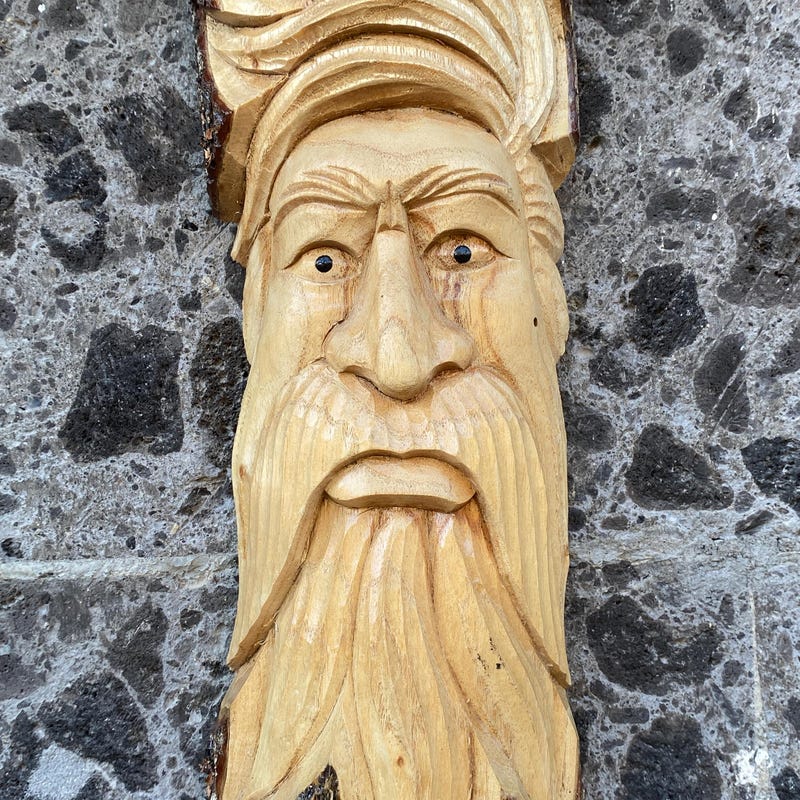 Hand Carved Wizard - Etsy