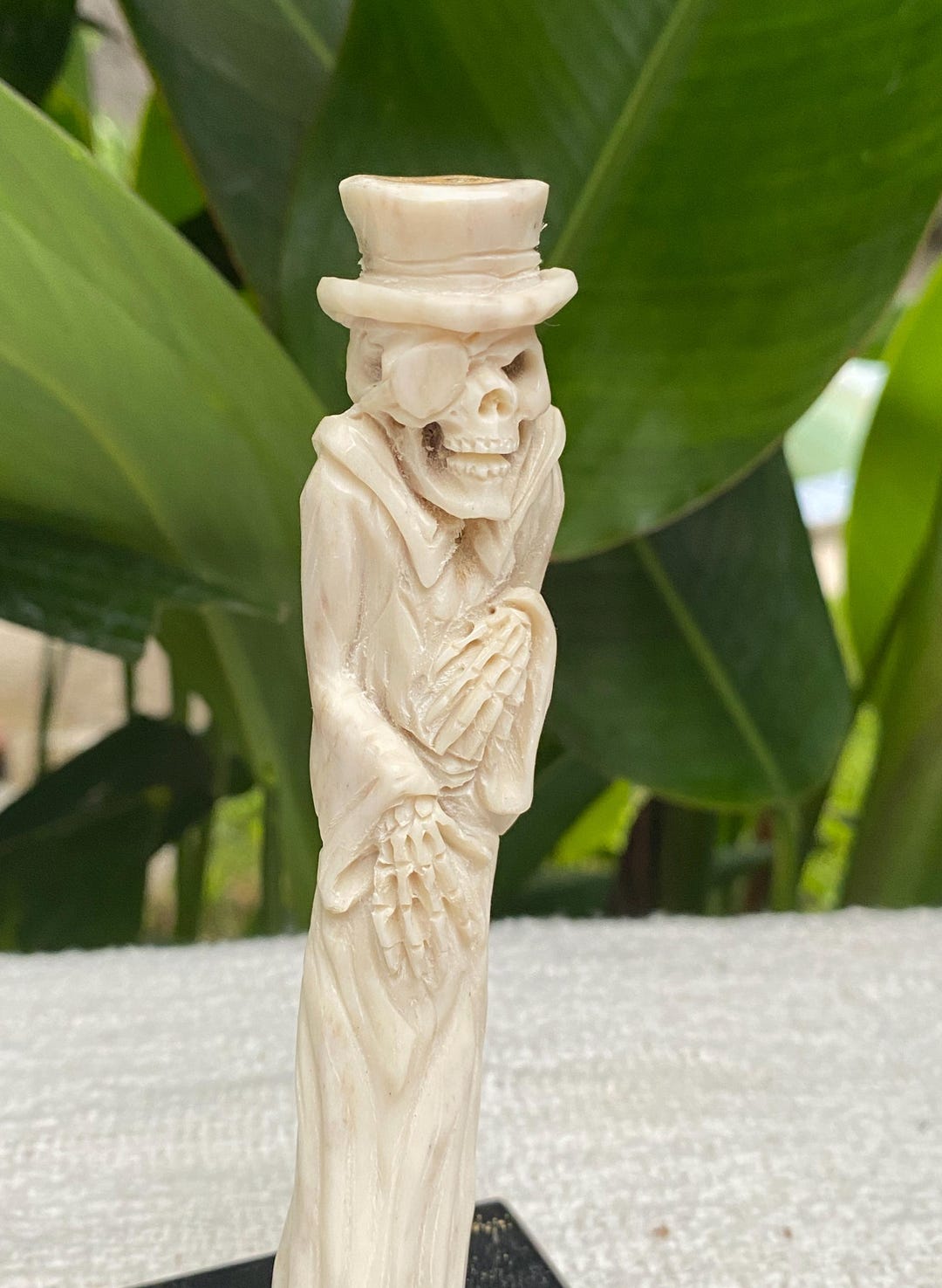 La Muerte Carving Antler Carving Moose Knife Handle Uncle Sam Grim ...