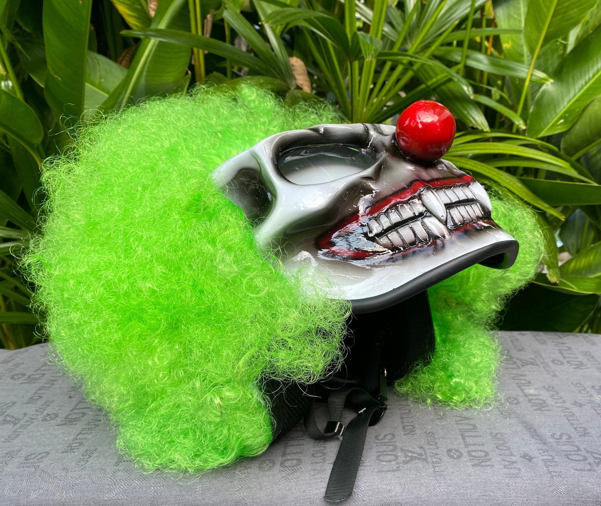Custom Clown Helmet Skull Motorcycle Helmet 3D Custom Helmet Monster ...
