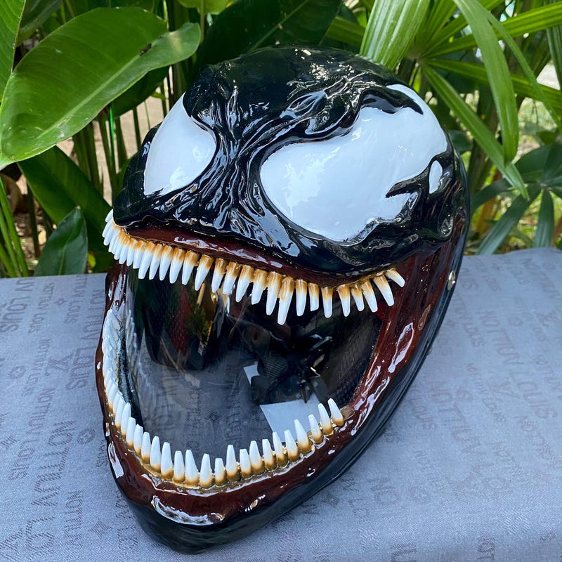 Venom Motorcycle Helmet - Etsy
