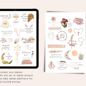 Amazing Grace Digital Stickers | Bible Journaling, Goodnotes (PNG, PDF ...