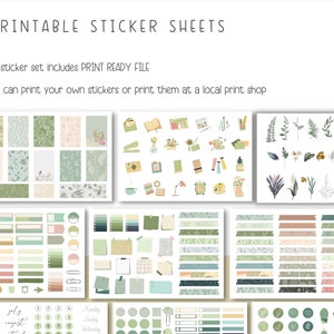 Botanical-cottagecore Goodnotes Digital Sticker Set Goodnotes Digital ...