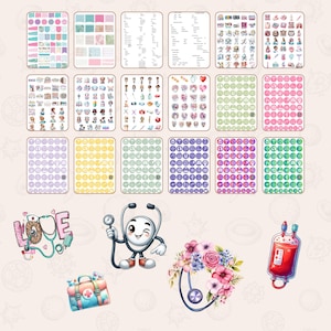 Anatomy Medical Goodnotes Stickers | Nurse Medical Digital Sticker Pack ...