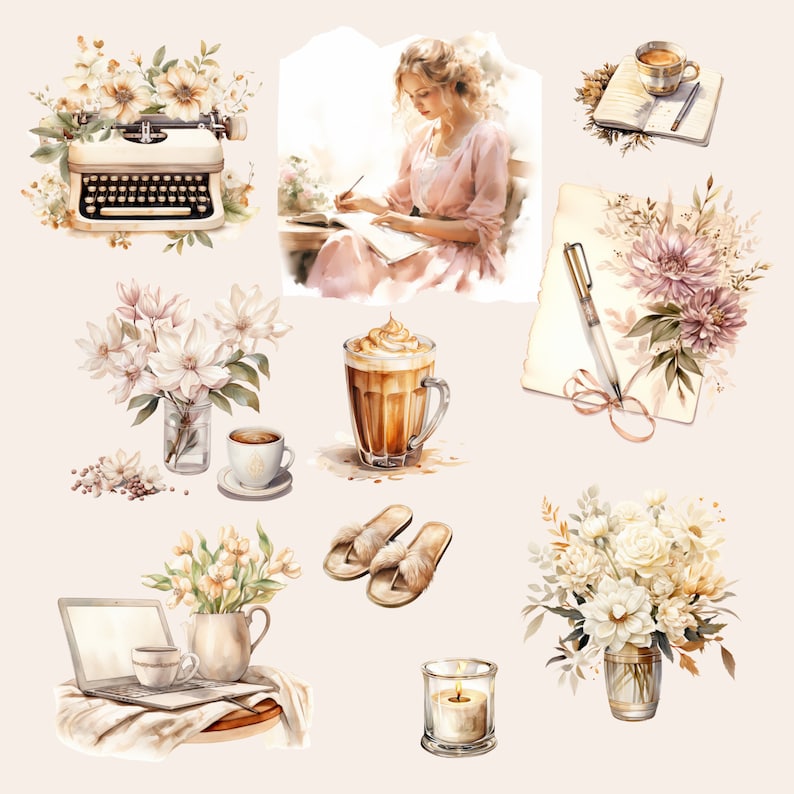 Boho Planner Stickers | Cute Digital Stickers, Goodnotes, Notability ...