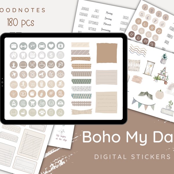 Neutral Stickers - Etsy