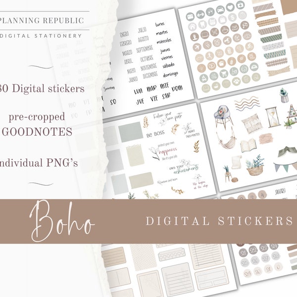 Neutral Stickers - Etsy