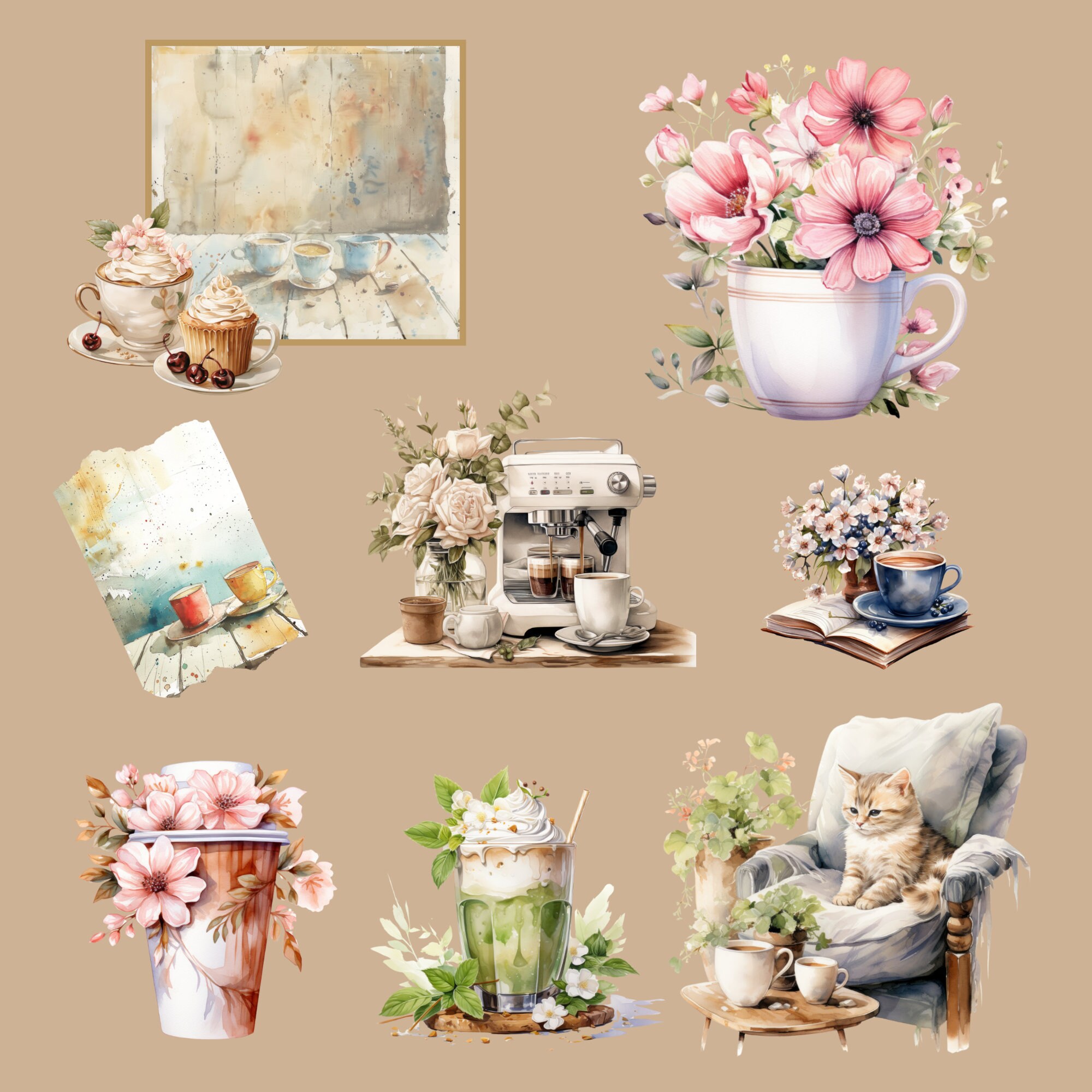 Coffee Lover Goodnotes Stickers |cute Digital Sticker Pack | Stickers ...