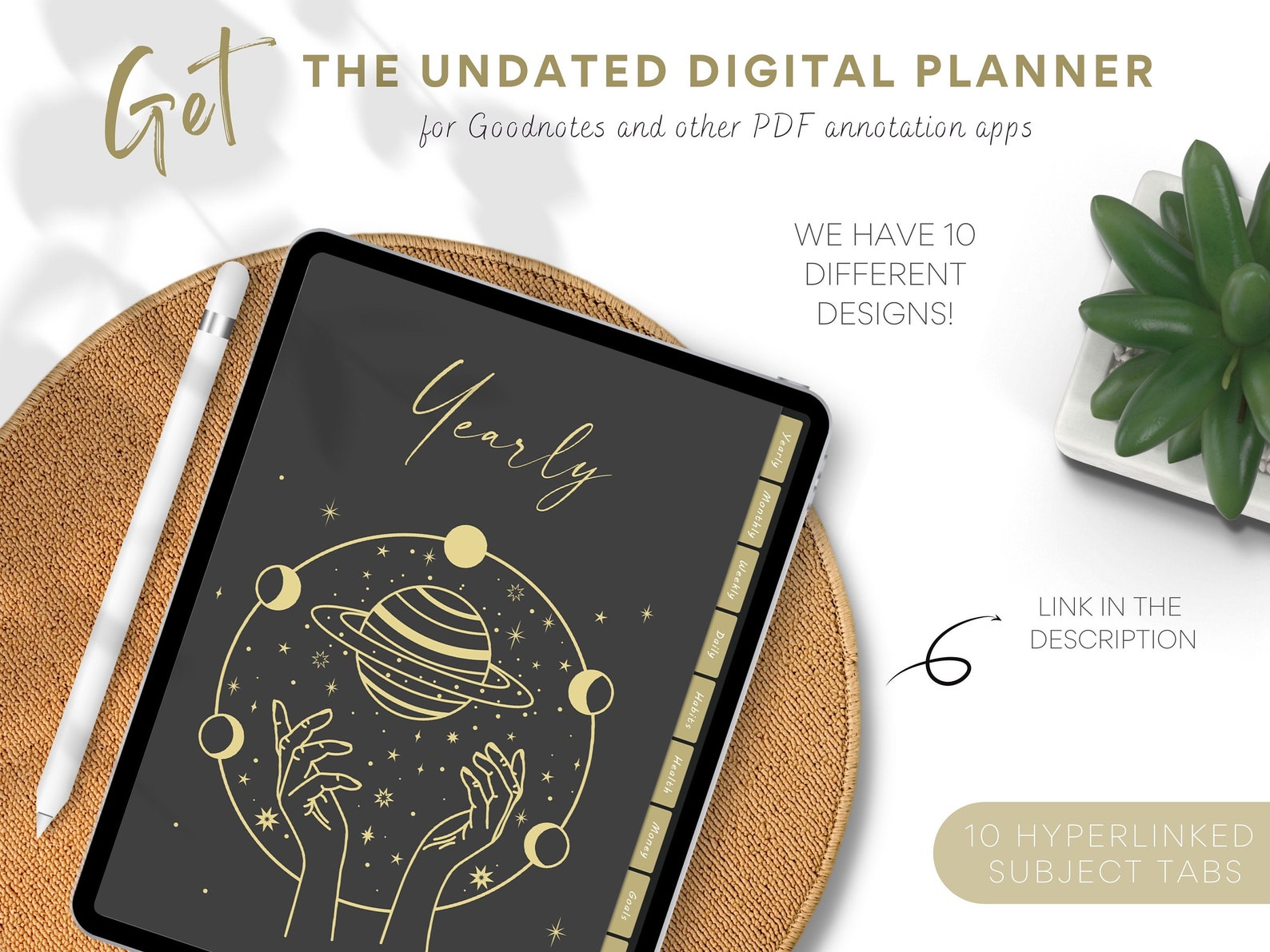 Botanical-cottagecore Goodnotes Digital Sticker Set - Etsy