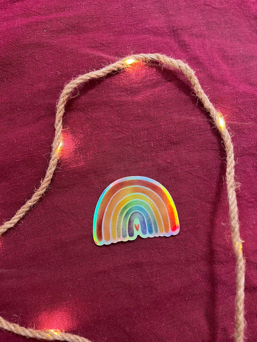Sticker rainbow A High-quality Holographic Sticker With a Rainbow ...