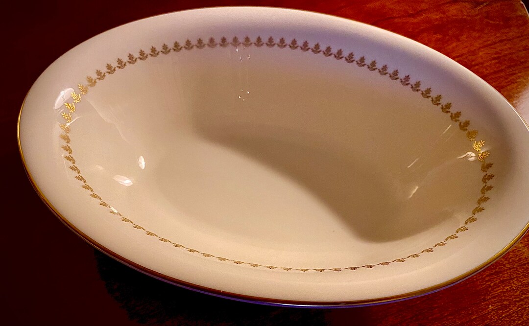 Pickard , Regina Pattern Oval Serving Bowl - Etsy