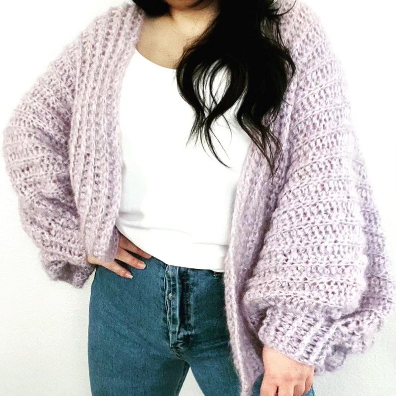Moss Cardigan - Easy Crochet Pattern - Etsy