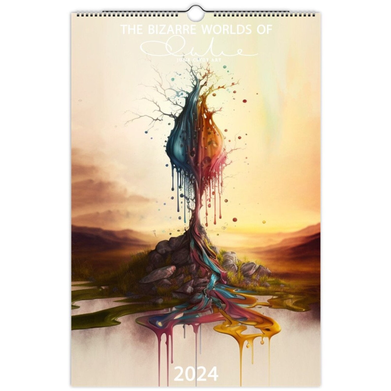 USA & CANADA ONLY 2024 Calendar, Bizarre Worlds 2024 Wall Calendar by ...