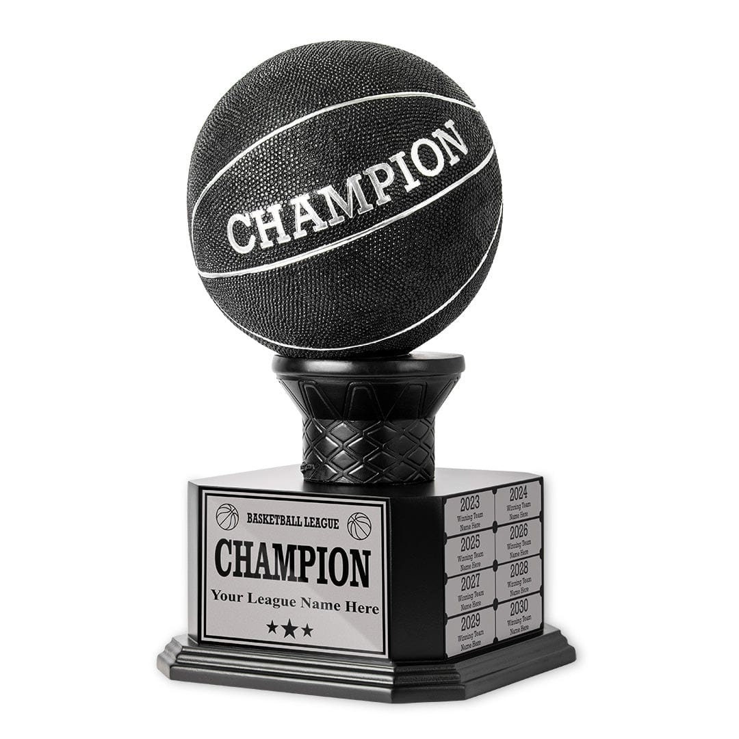 15" Perpetual Basketball Trophy – Black Basketball | Basketball Award ...