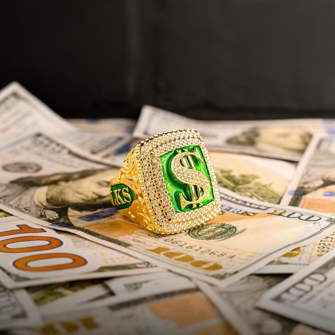 Money Talks Bling Ring | Showcase Ring | Corporate Award - Etsy
