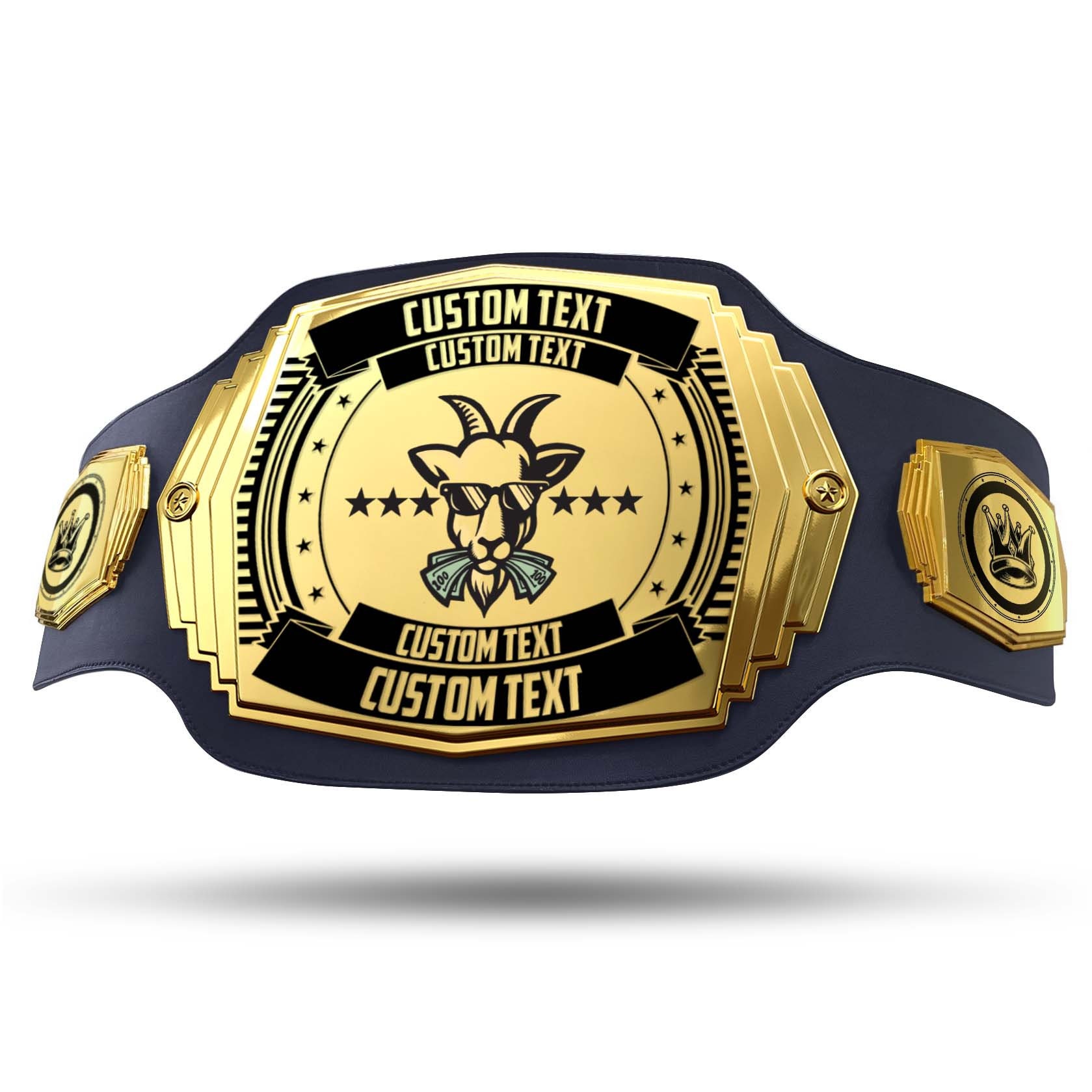 The G.O.A.T 6lb Custom Championship Belt | Custom Belt, GOAT, Custom ...