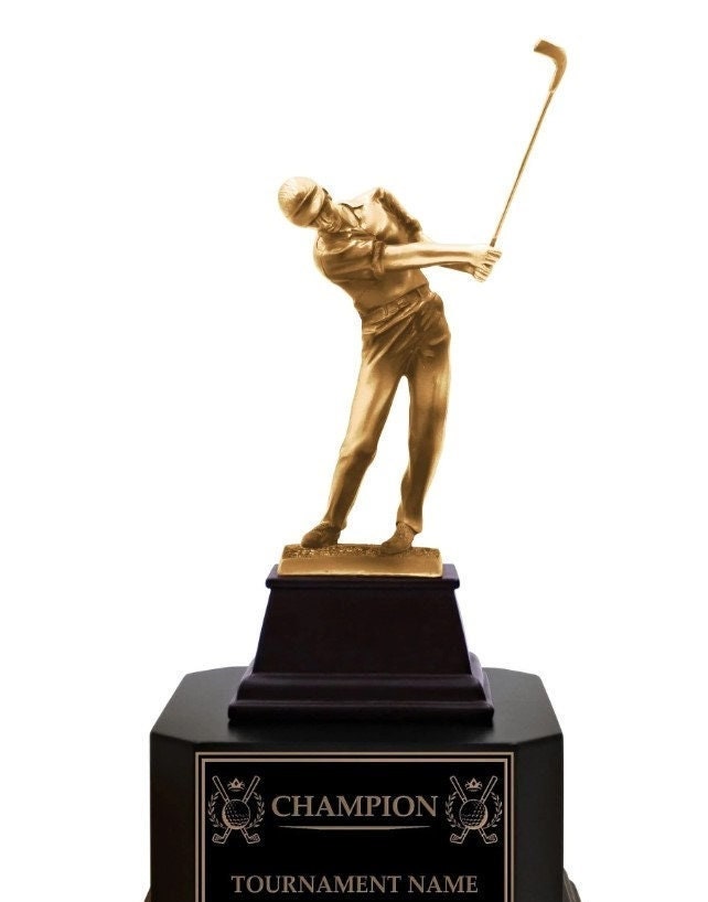 Golf Trophy Golf Tournament Champion, Golfing, Golf, Custom Trophy ...