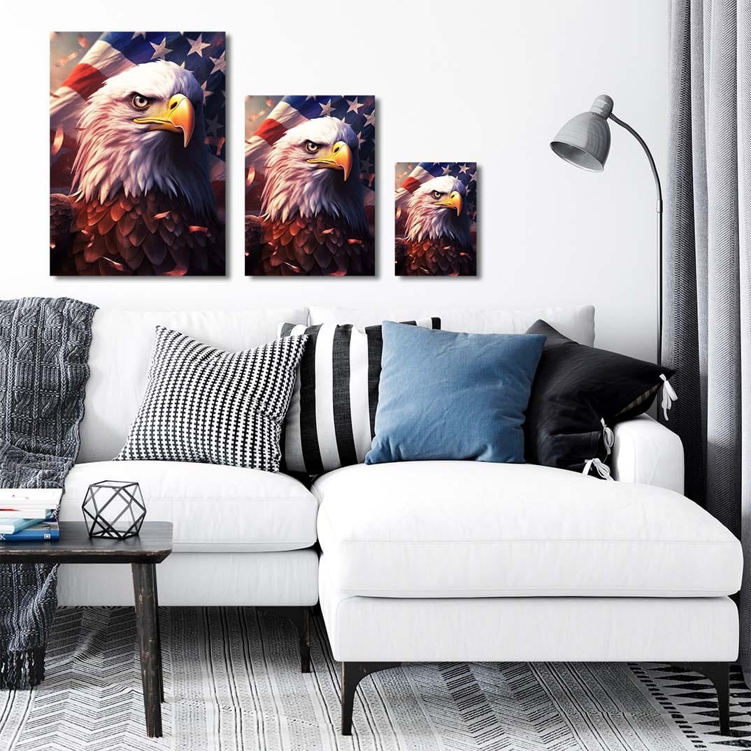 Eagle Art Patriotic Bald Eagle Metal Wall Art Bald Eagle - Etsy