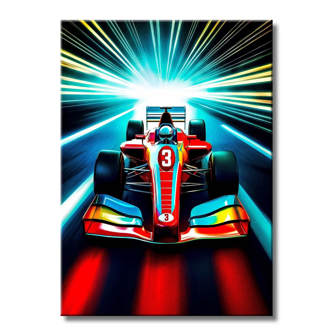 F1 Art Formula One Art, F1 Racecar Art - Metal Wall Art - F1 Formula ...