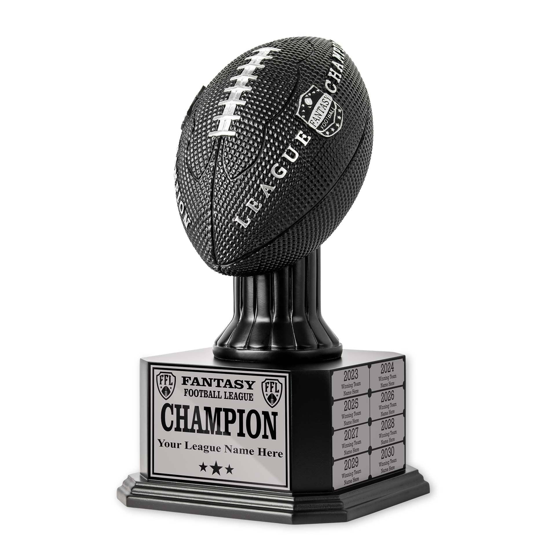 15 Black Fantasy Football Perpetual Trophy Fantasy Football Trophy ...