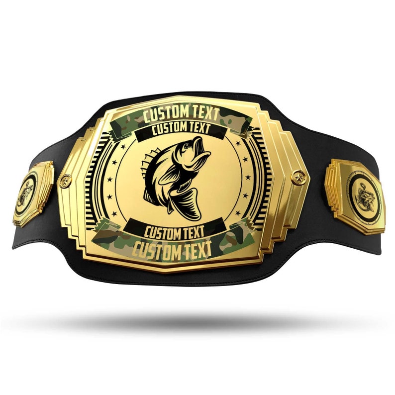 Fishing 6lb Custom Championship Belt | Fishing Prize, Custom Belt ...