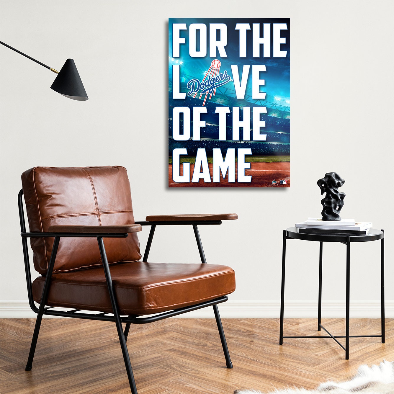 MLB Los Angeles Dodgers Art for the Love of the Game Custom Metal Wall ...