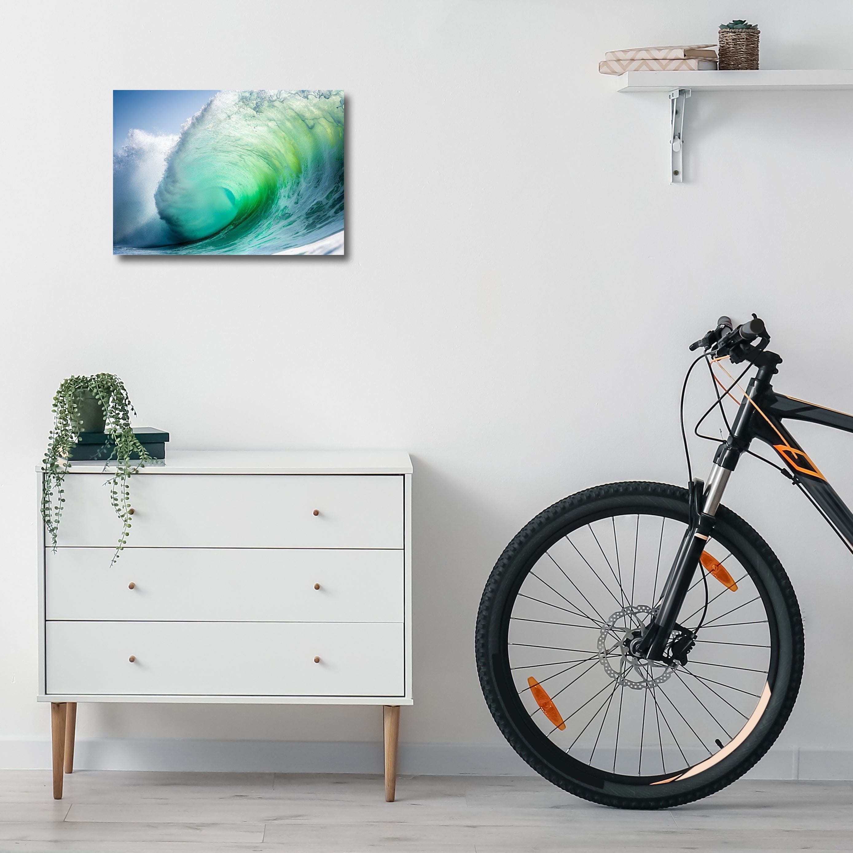 Ocean Wave Art, Surf Art Metal Wall Art Ocean Waves Art Decor Newport ...