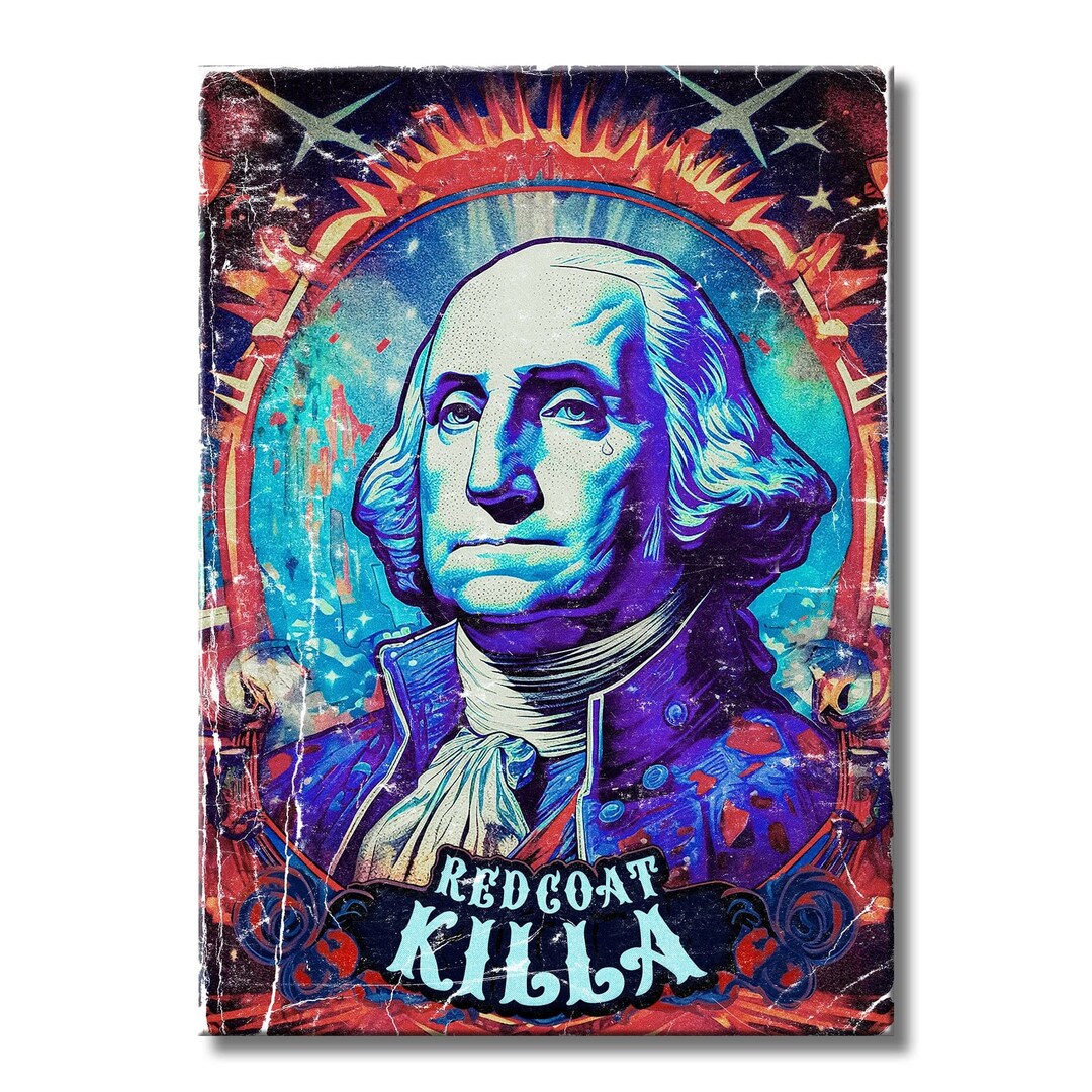George Washington Redcoat Killa - Metal Wall Art | President Wall Art ...