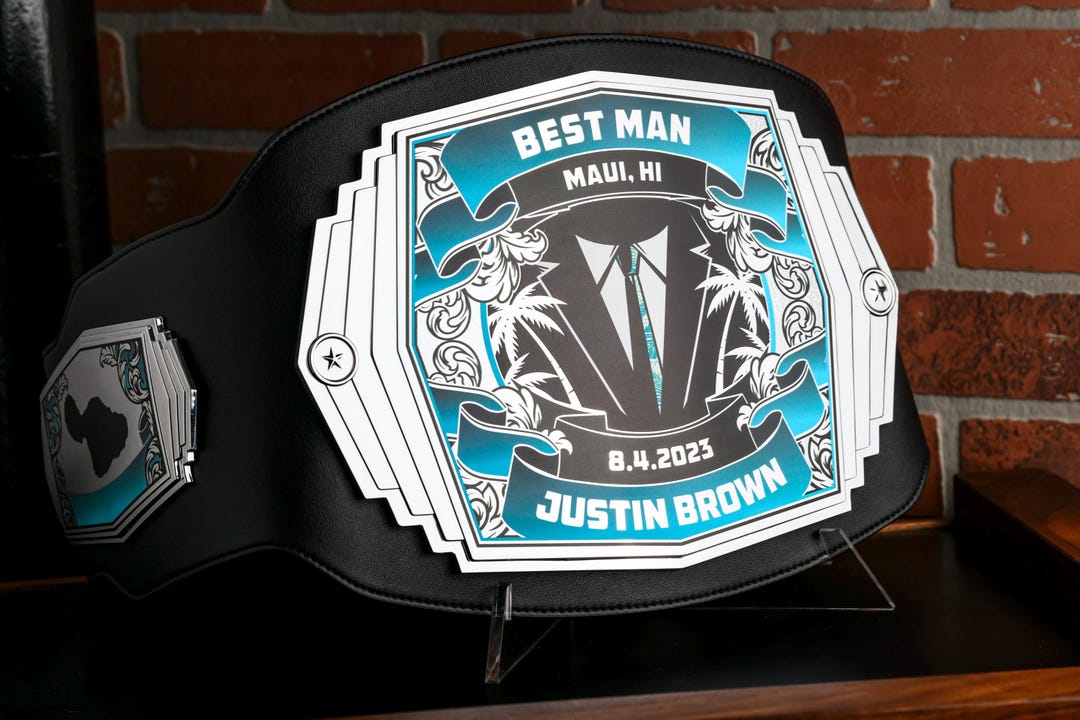 Custom Championship Belt, 6lb Regal Design, Personalized, Perfect for ...