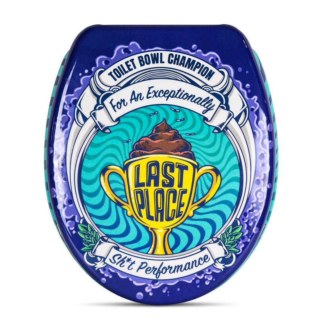 Purple Fantasy Football Loser Toilet Seat Embarrassing Ffl Punishment