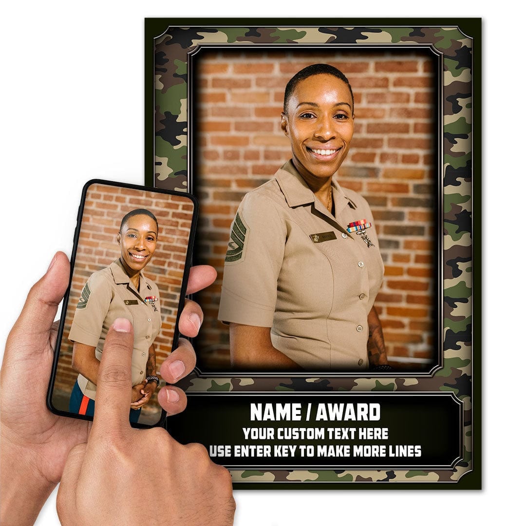 Custom Veteran Art Years of Service Recognition Plaque - Metal Wall ...