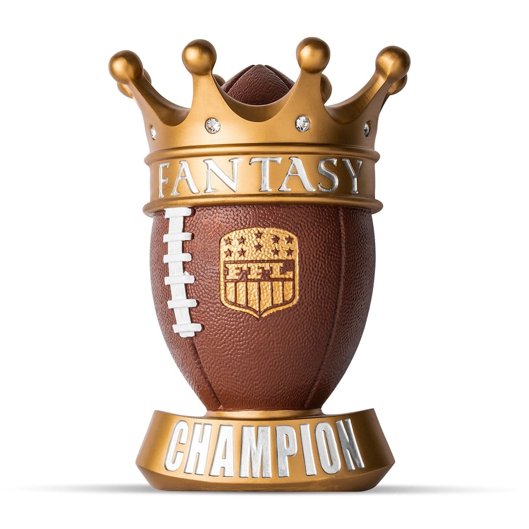 Fantasy Football Champion Trophy: Golden Crown Topper - Etsy