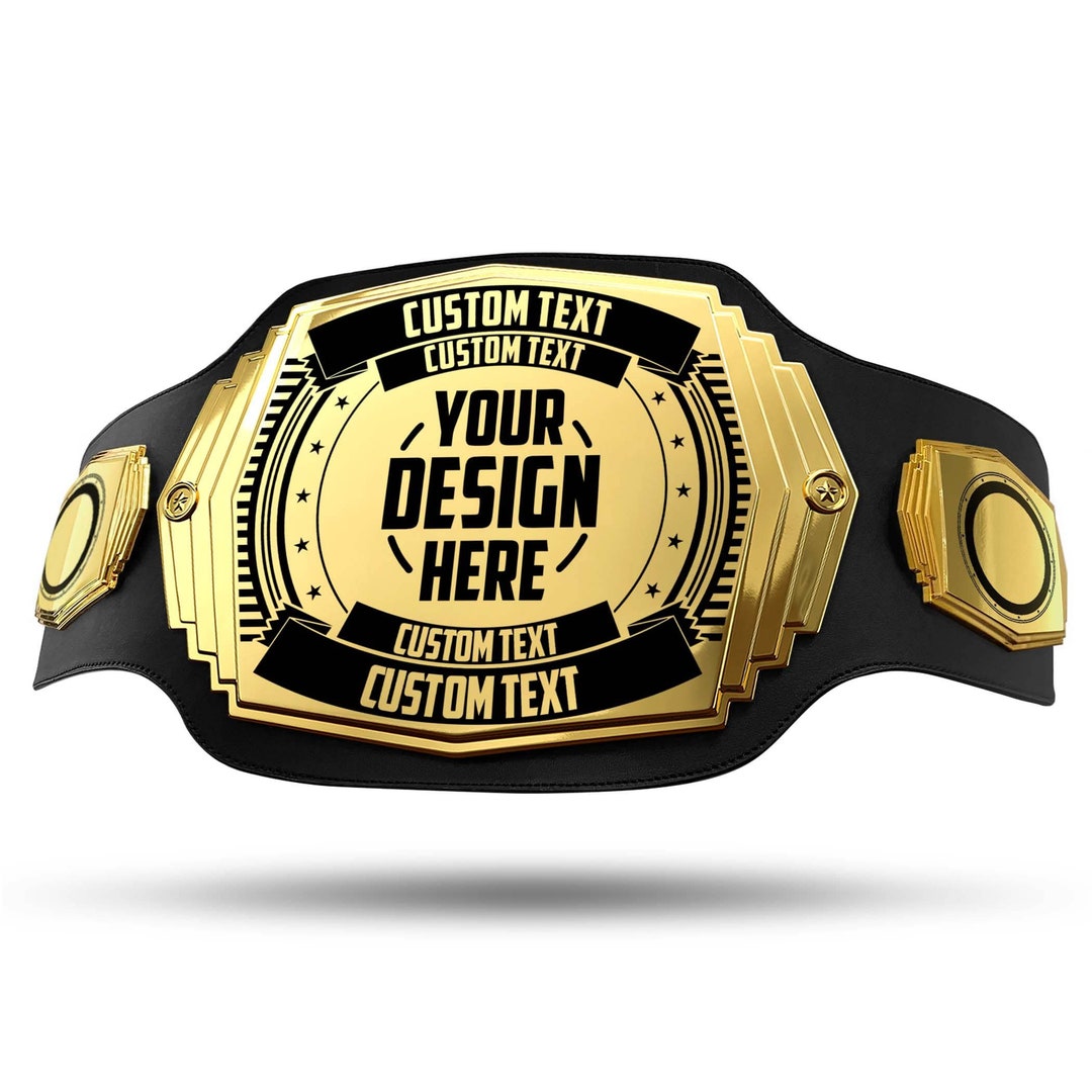 Ultimate Custom Champion 6lb Belt | Personalized Championship Belt ...