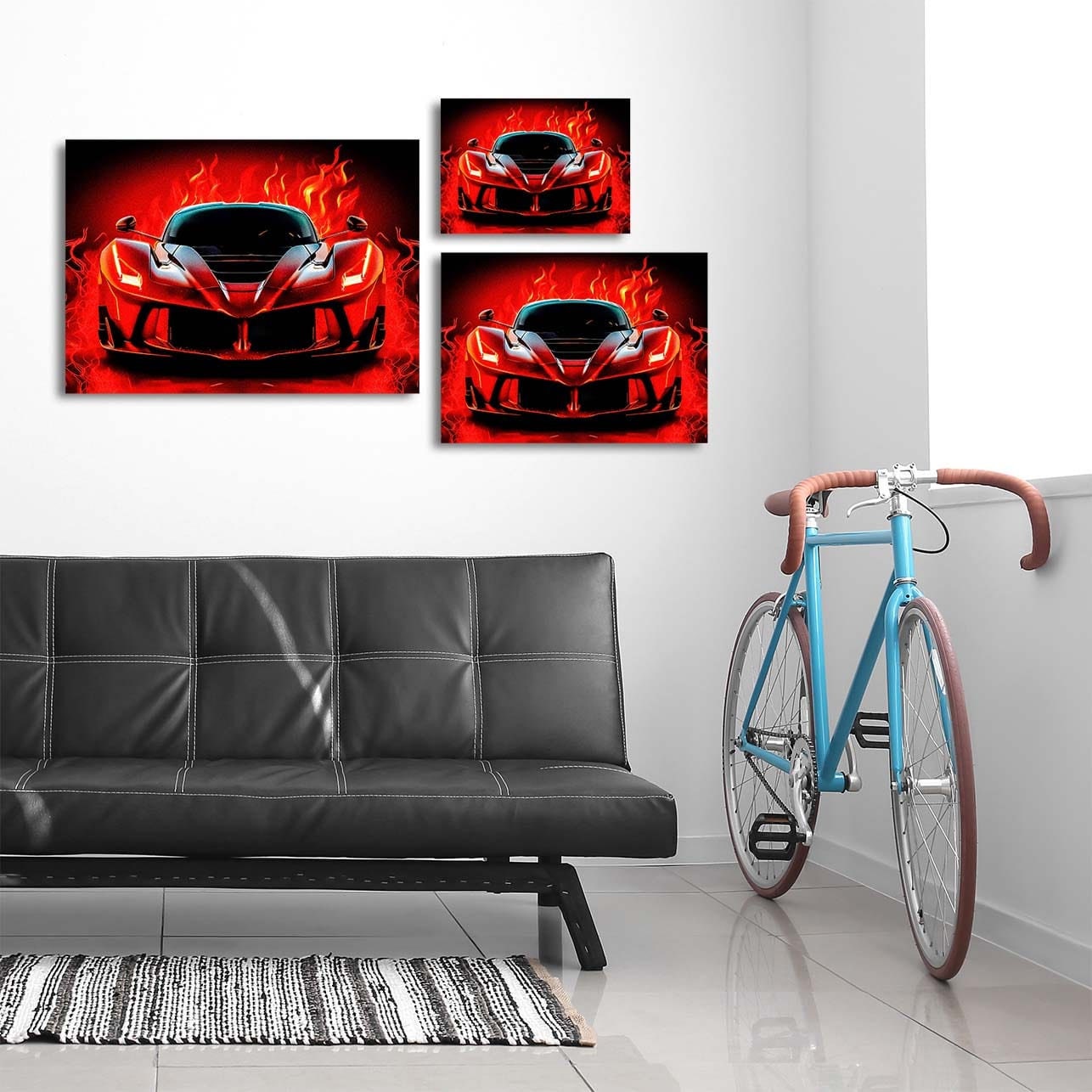 Ferrari Laferrari Vibin Metal Wall Art Ferrari Wall Art, Laferrari Art ...