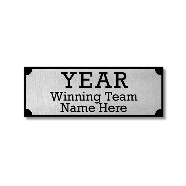 Trophy Engraving Name Plate - Etsy