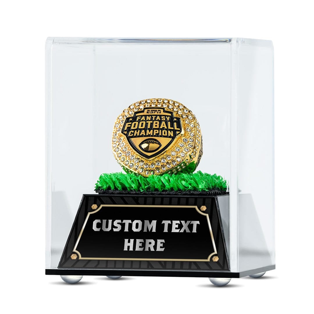 Custom Championship Ring Display Case Acrylic Ring Case, Football ...