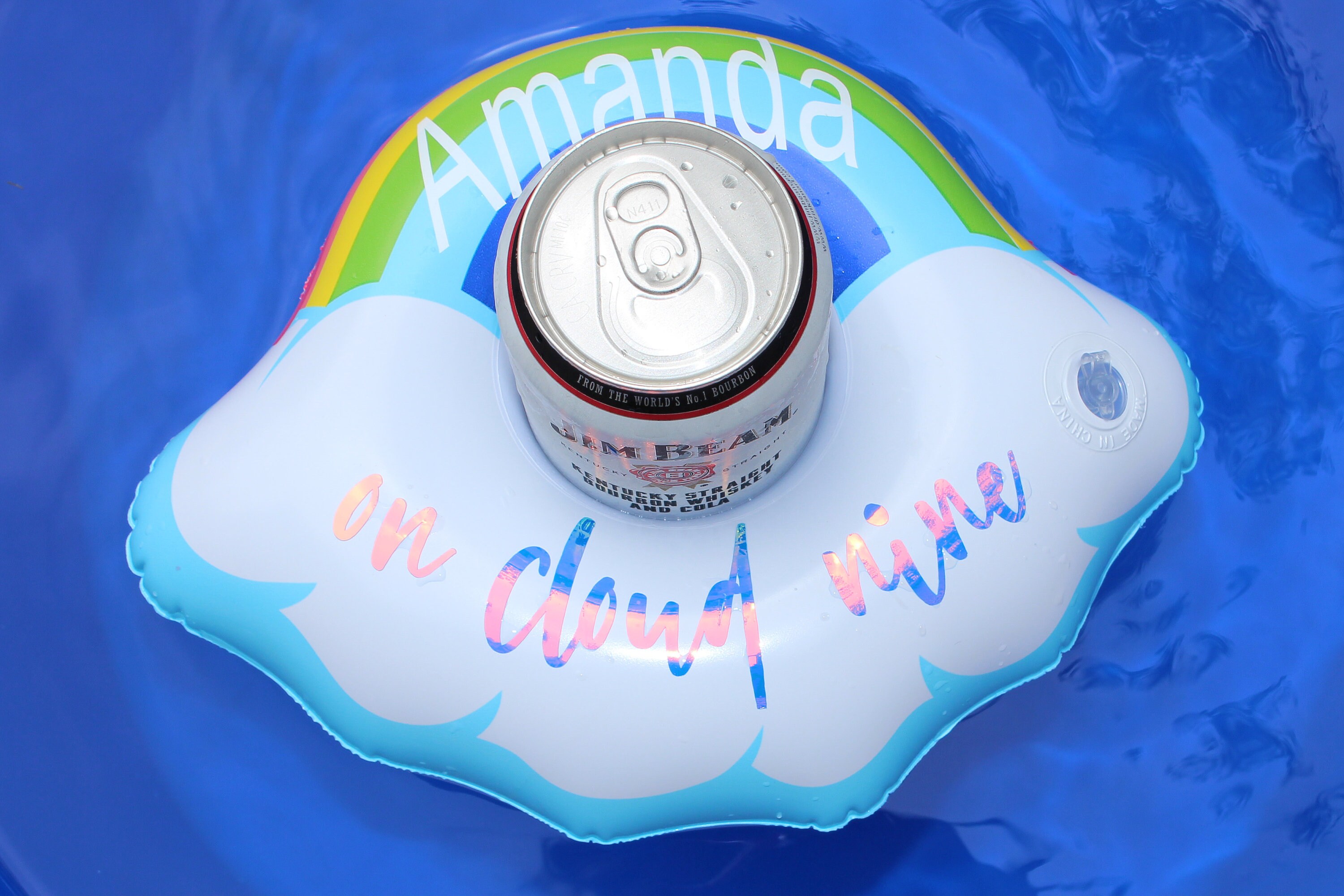 PERSONALIZED Inflatable Drink Float Cloud Drink Float | Etsy