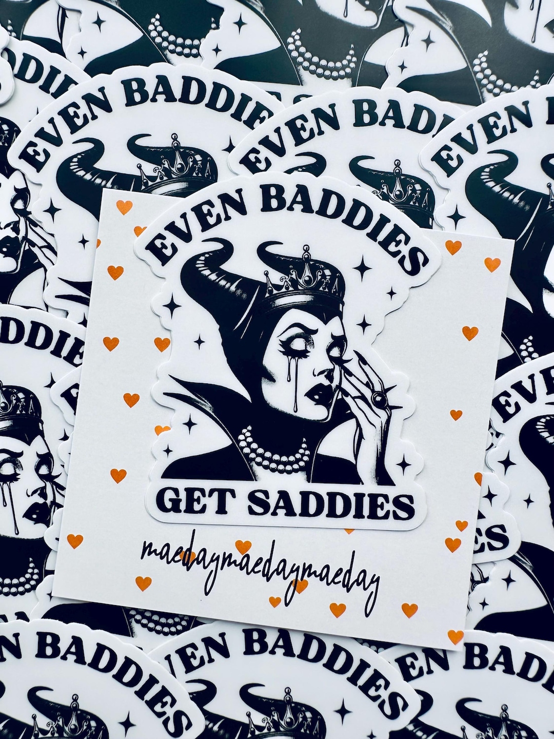 Even Evil Witchy Baddies Get Saddies, Most Evil of All Saddie Sticker ...