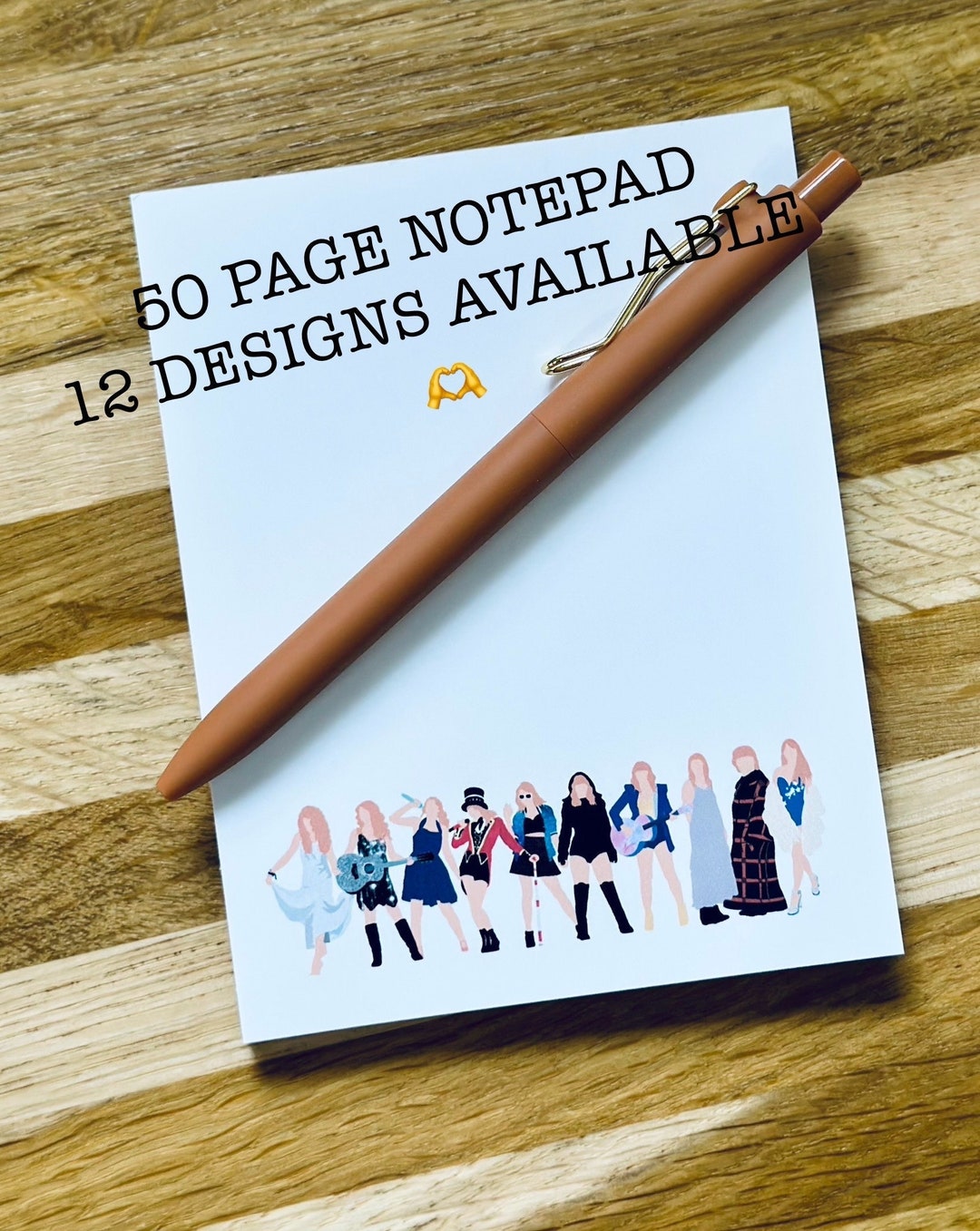 Pop Culture Queen Quarter Page Notepad, in My Notepad Era, 5.5x4.25 50 ...