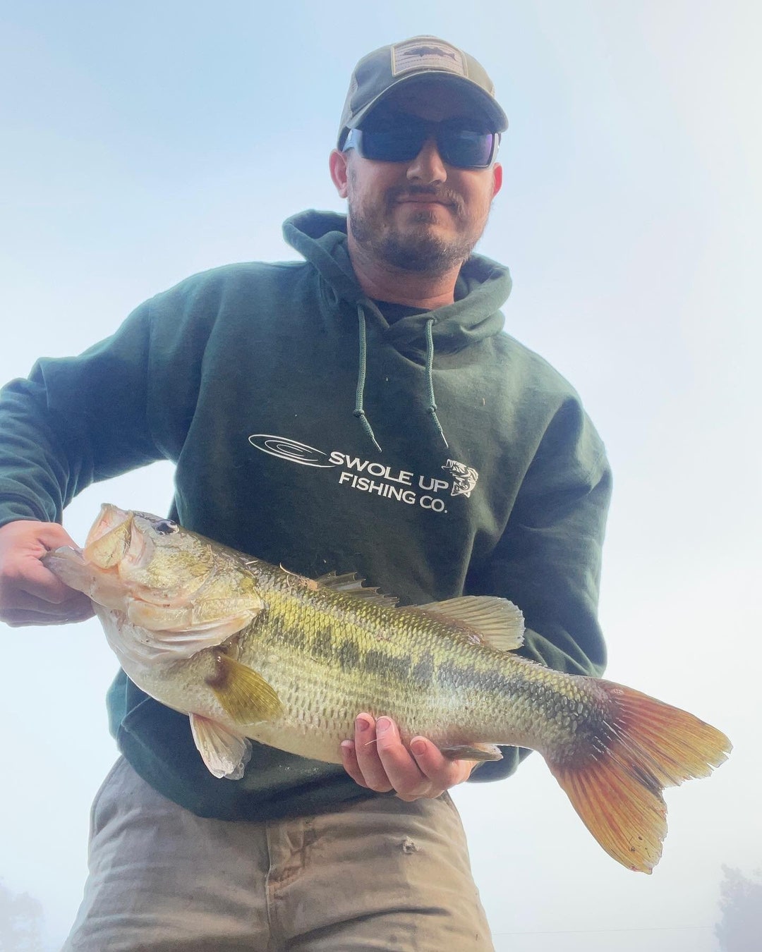 Swole up Fishing Co Hoodie Fishing Gift Fathers Day Husband Boyfriend ...