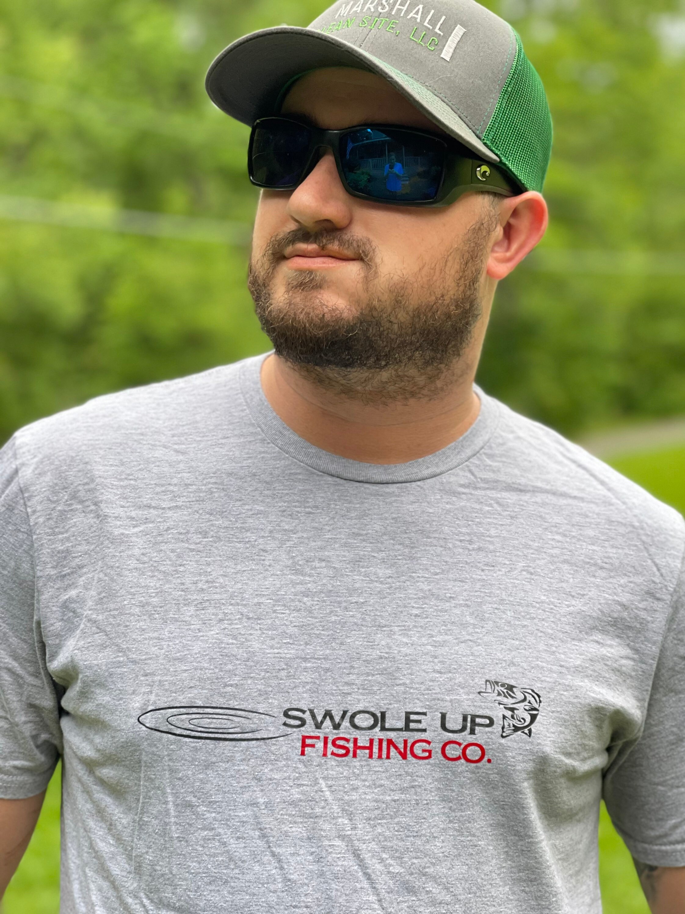 Swole up Fishing Co Logo T-shirts Softstyle Bella Canvas Fishing Tee ...
