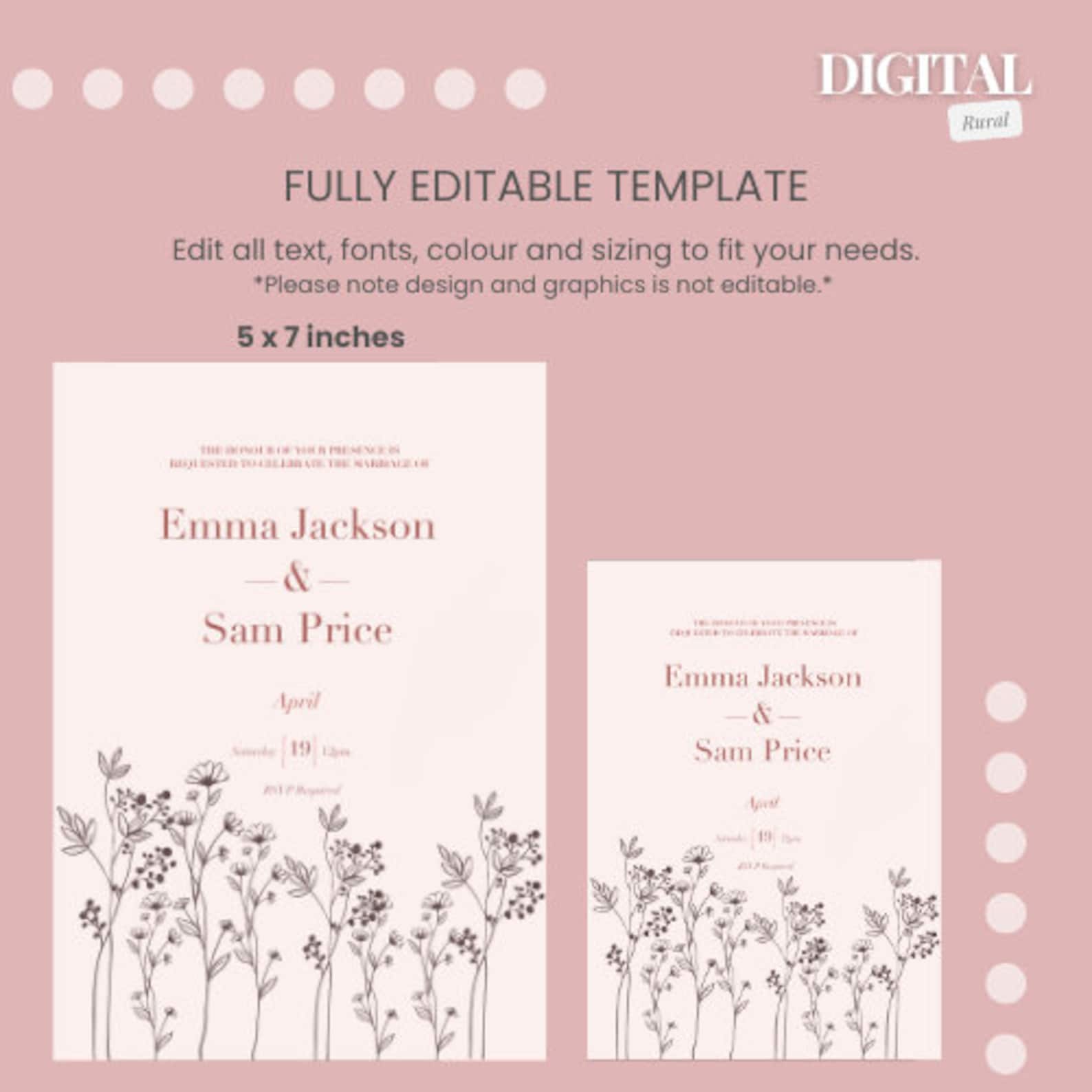 Tractor Country Wedding Invitation Bundle | Farm Wedding | Save the ...