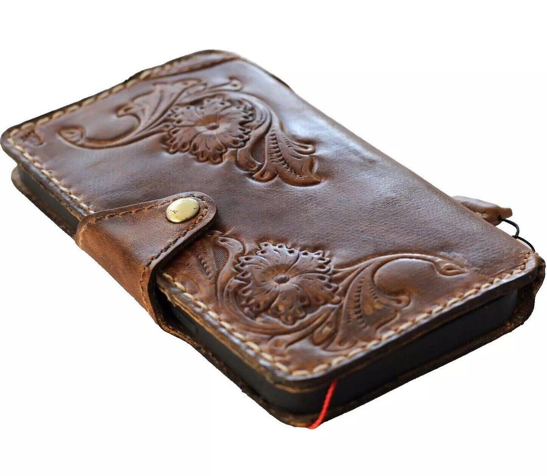 Genuine Leather Fo Oneplus 12 12R Case Wallet Handmade Wireless Luxury ...