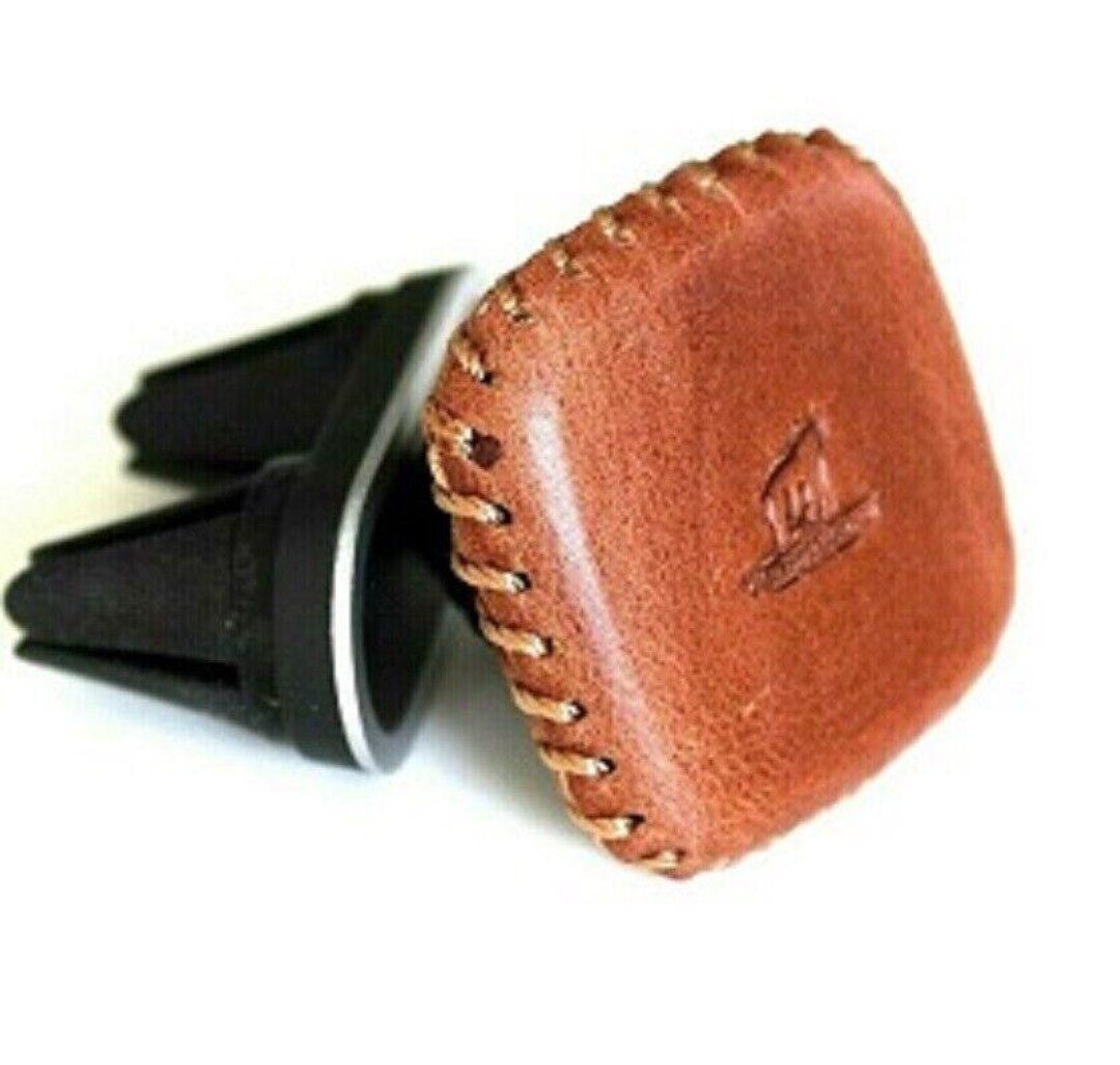 Genuine Natural Leather Magnetic Phone Car Mount Handmade Strong Car ...